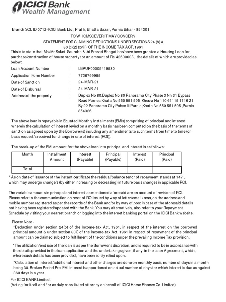 Document | PDF | Loans | Interest