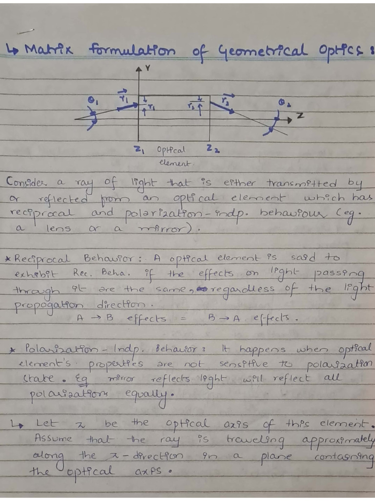 Laser Matrix Formulation | PDF