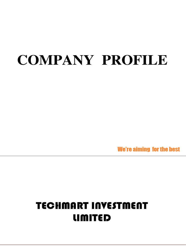 Company Profile Draft | PDF