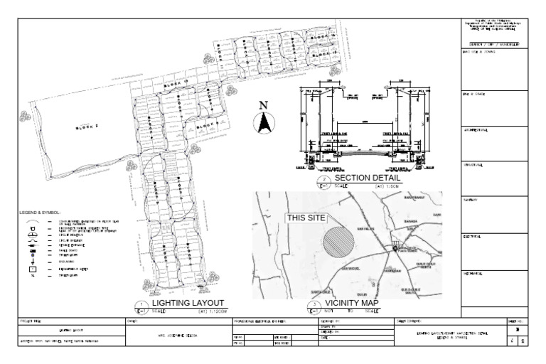 E-1 Lighting Layout | PDF