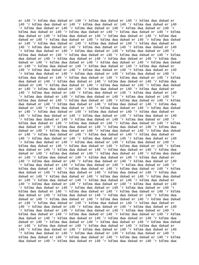 Texto Repetitivo y Críptico | PDF