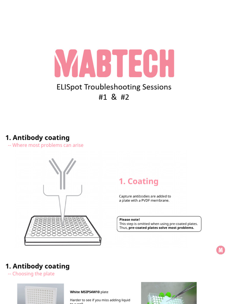 Sep 19 ELISpot Troubleshooting - Xun W | PDF | Antibody | Cell (Biology)