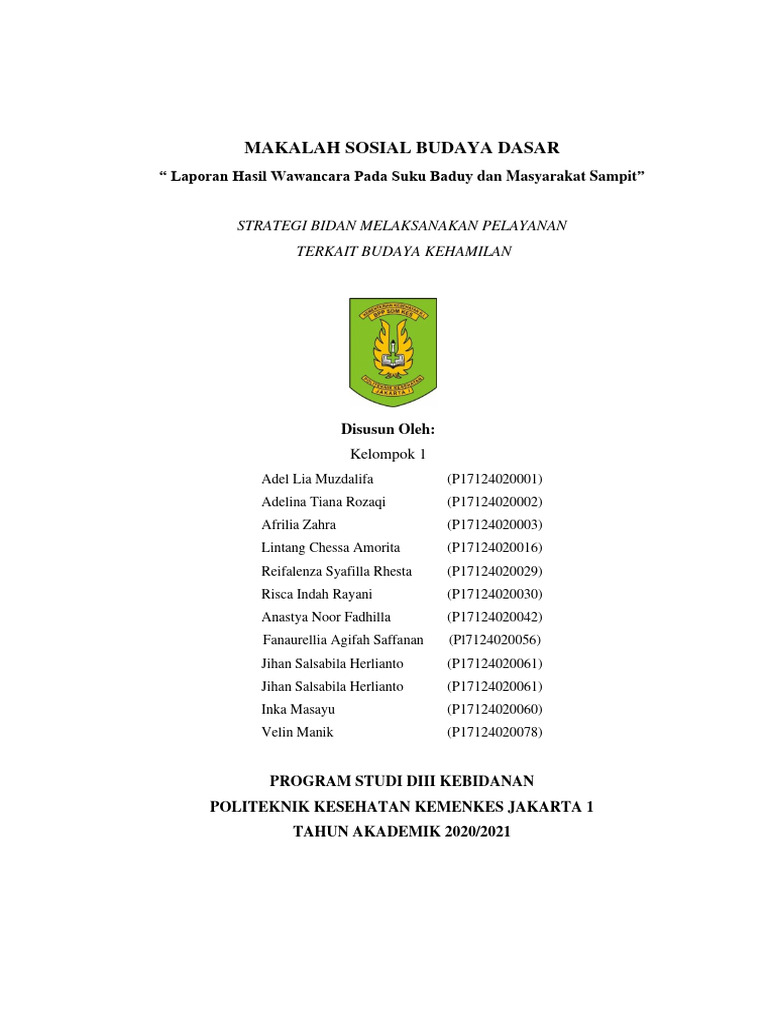 Laporan Hasil Observasi Isbd Kel 1 | PDF