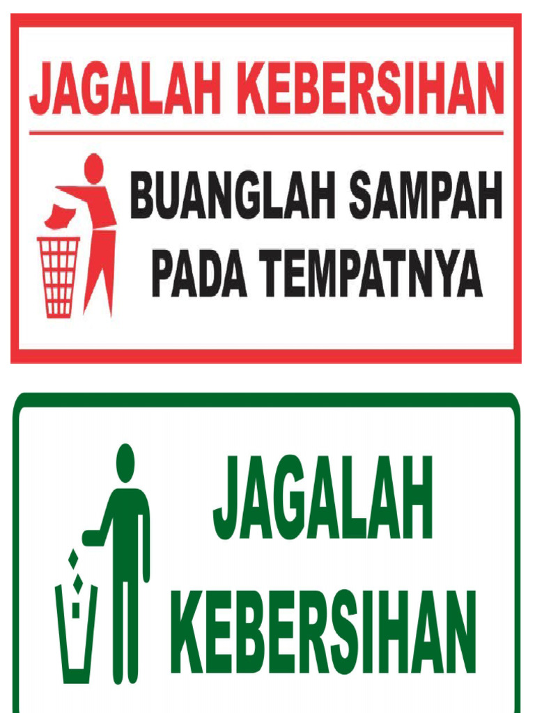 Jagalah Kebersihan | PDF