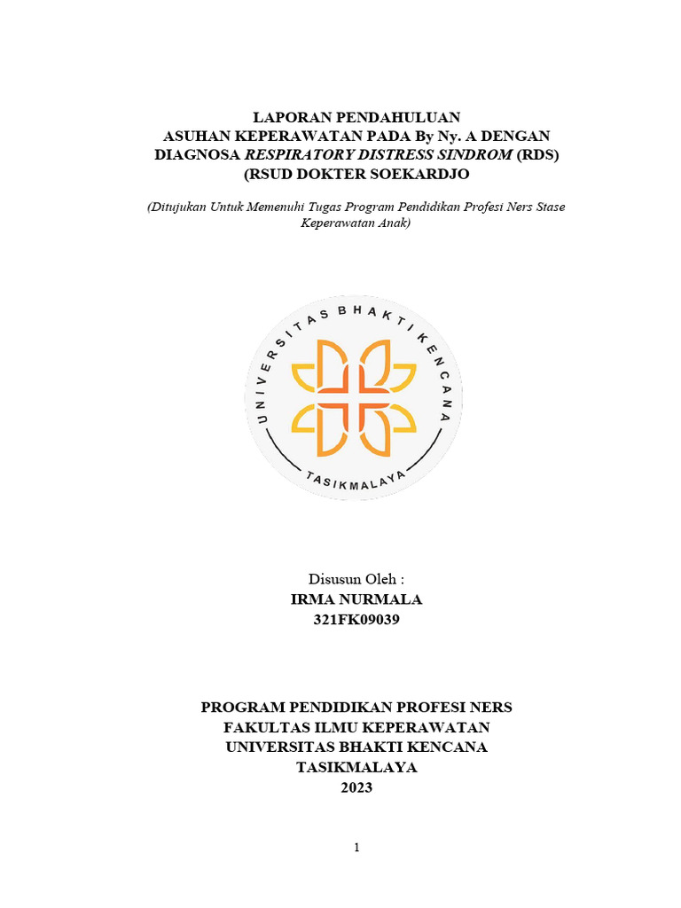RDS Keperawatan Anak | PDF