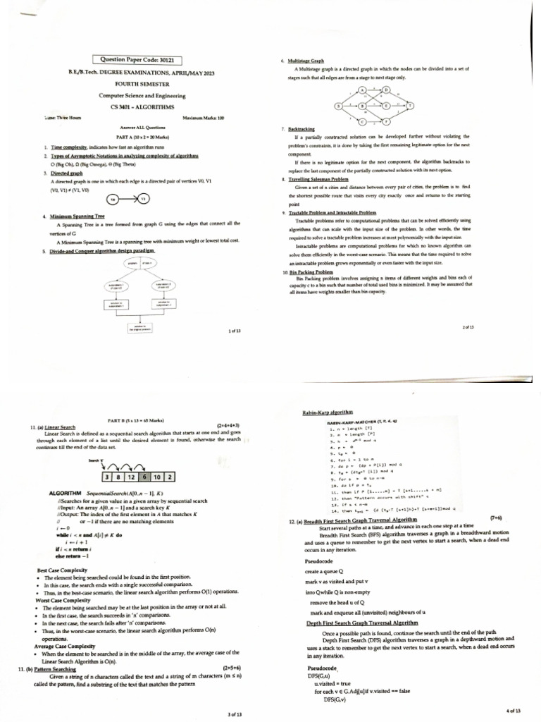 Algorithms Lab Pdf