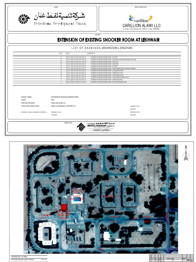 Snooker Room Expansion Plans | PDF | Architectural Design | Architecture