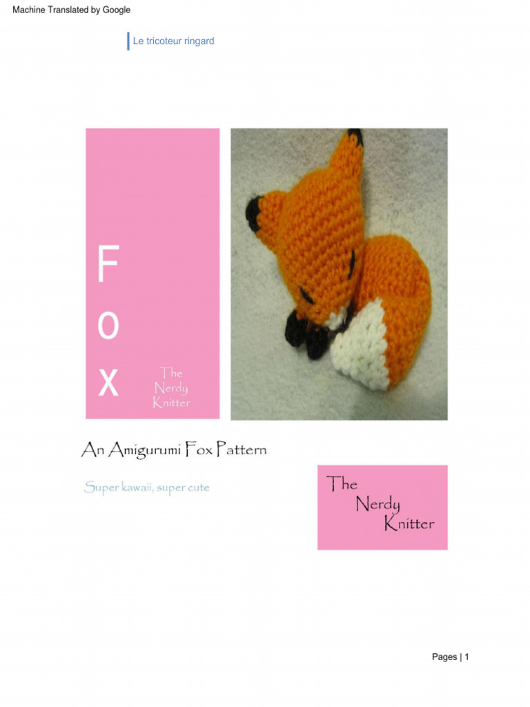 Amigurumi Fox | PDF