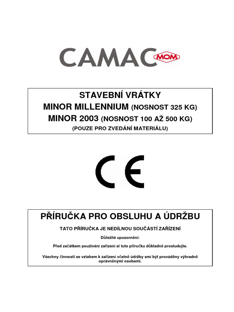 Camac Minor 2003 Millennium | PDF