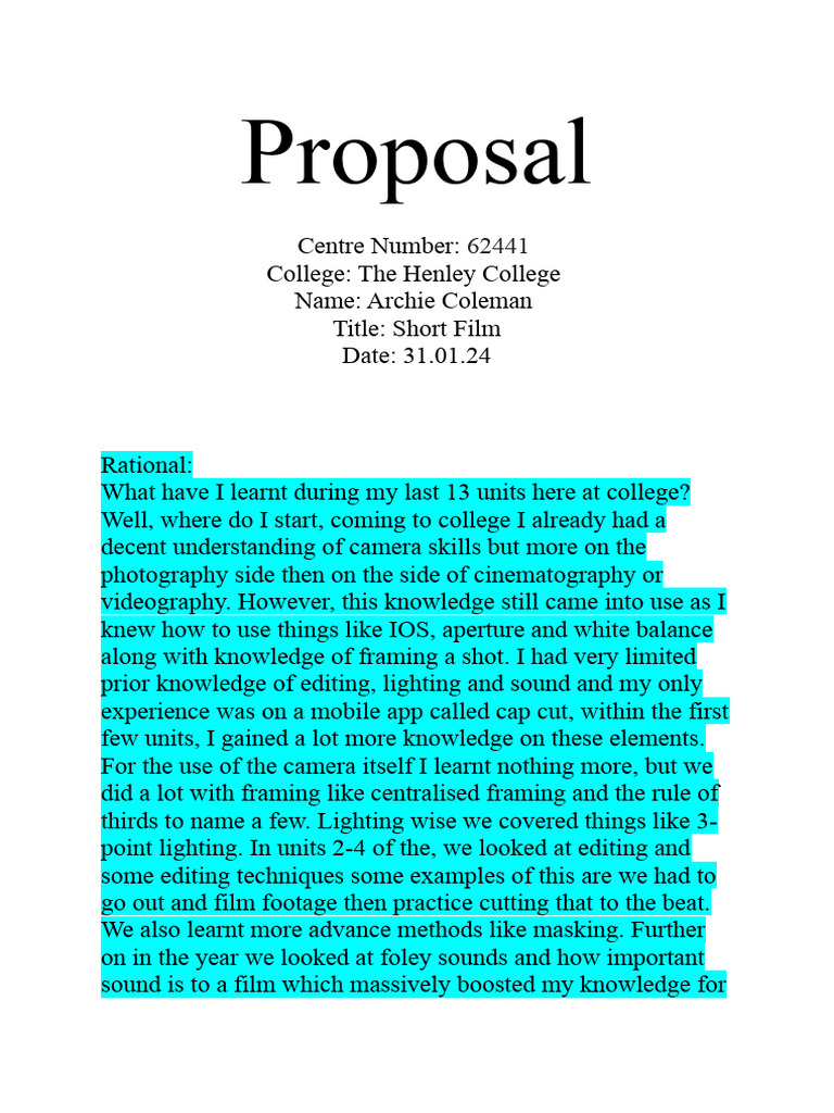 Proposal | PDF