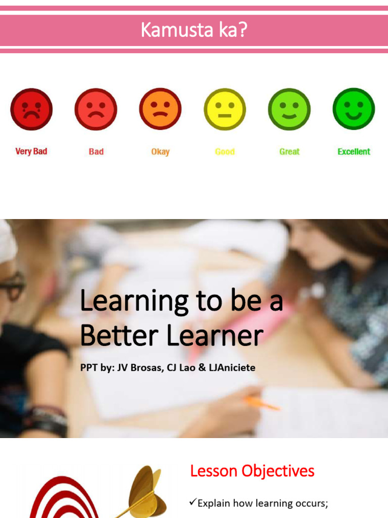 Lecture 1 Learning To Be A Better Learner 230224125338 114a9dd5 | PDF ...