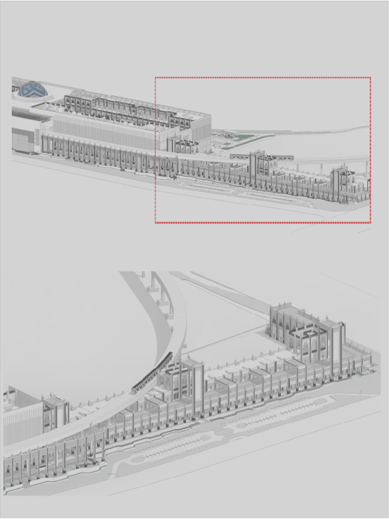 Transportation Hub - Sample Work | PDF | Civil Engineering | Drawing