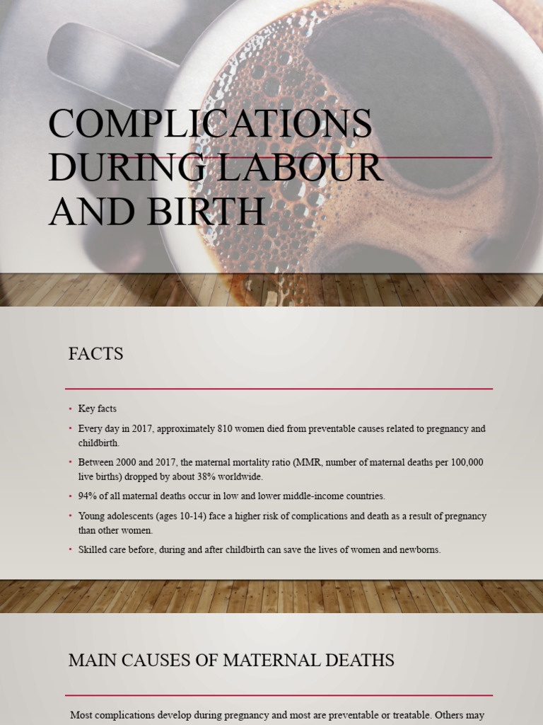 Complications During Labour and Birth | PDF