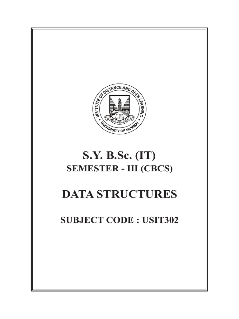 USIT302 Data Structures | PDF | Array Data Structure | Time Complexity