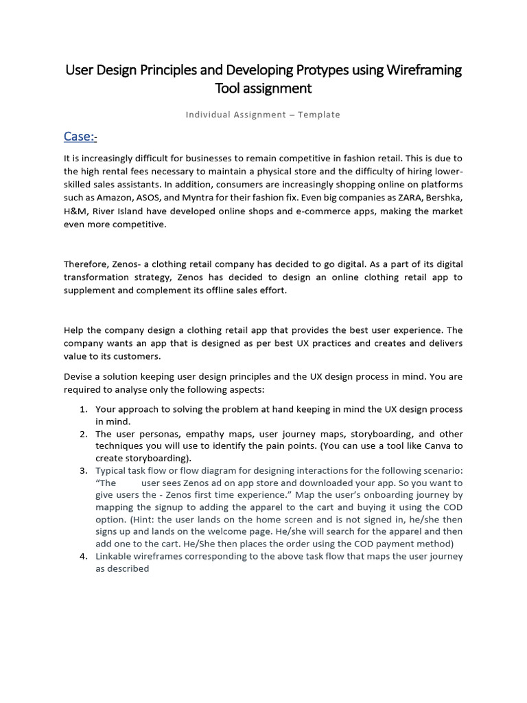 Individual Assignment - UDP and Prototyping Wireframes (Lovish Kumar Sharma) | PDF | Mobile App ...