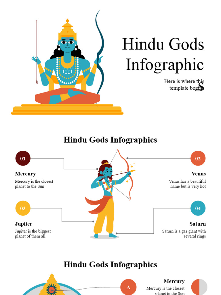 Hindu Gods Infographics by Slidesgo | PDF | Planets | Planets In Astrology