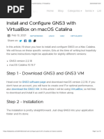 Import GNS3 Appliance - GNS3 Documentation | PDF | Virtual Machine ...
