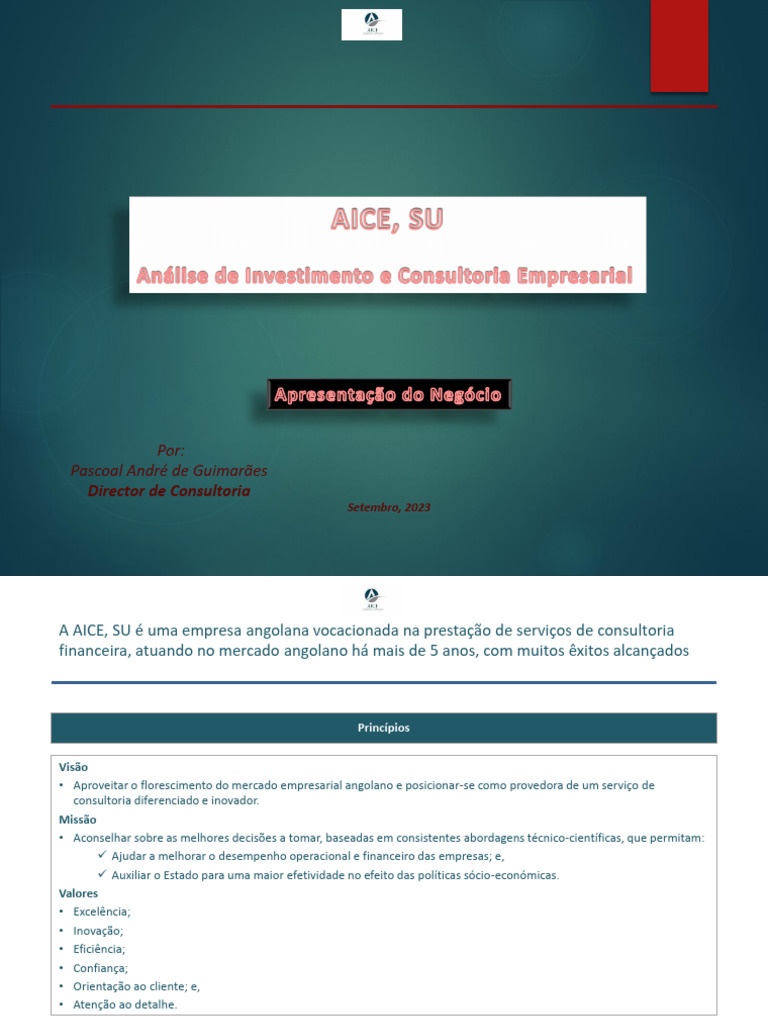 AICE - Business Presentation - VF - 2023 | PDF | Contabilidade ...