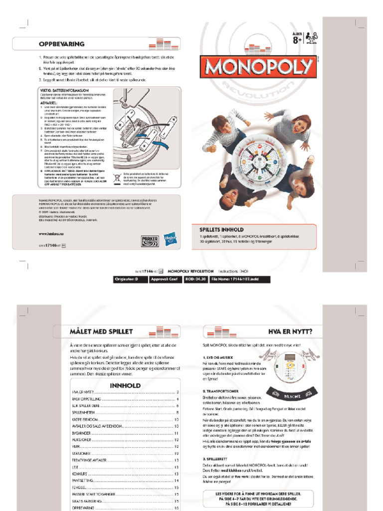 Monopol Regler PDF | PDF
