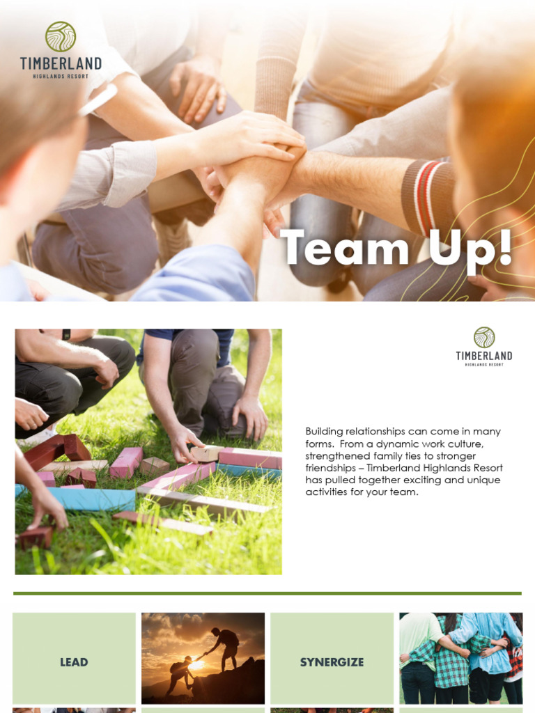 Team-Building Activities at Timberland | PDF | Athletic Sports | Ball Games