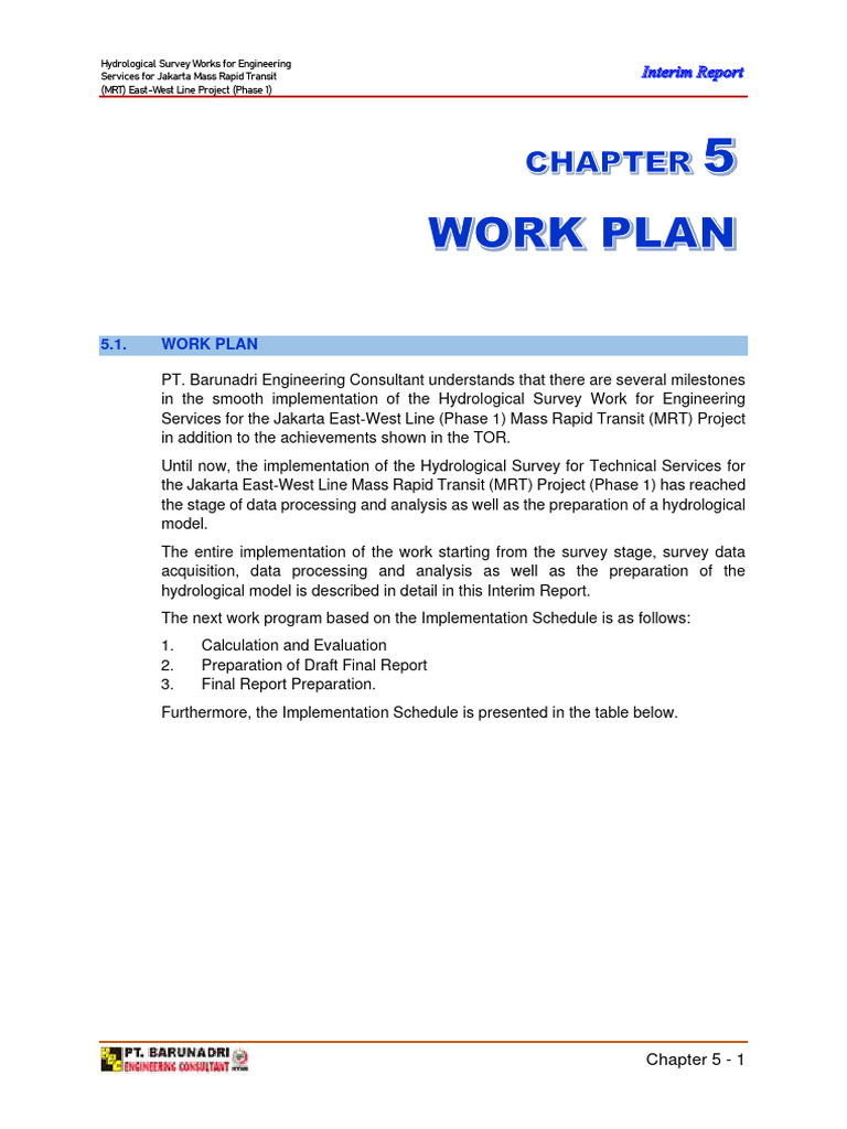 Chapter 5 - Work Plan | PDF | Systems Science | Computing