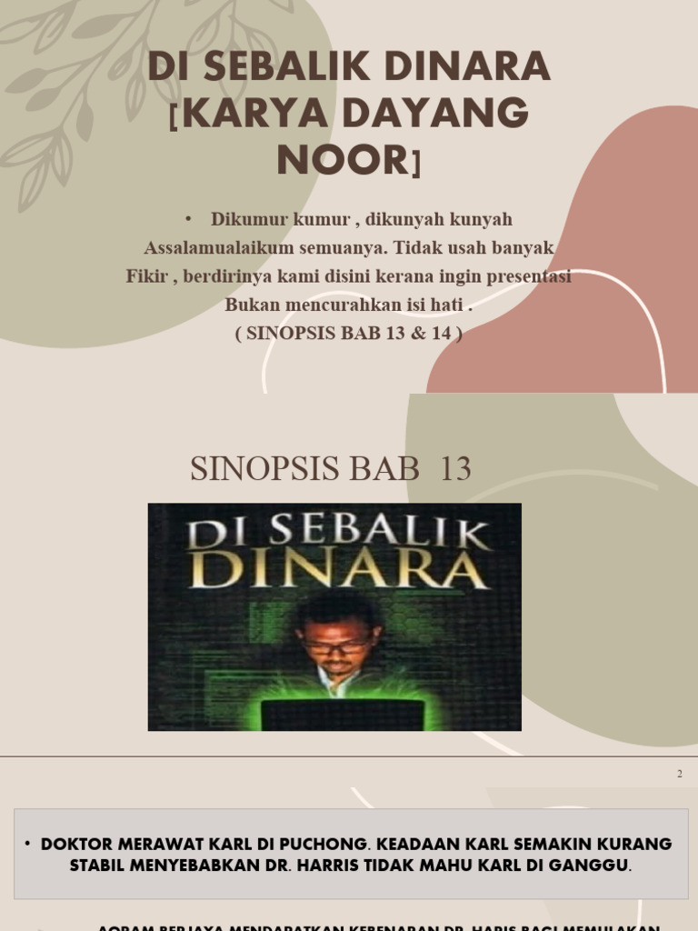 Di Sebalik Dinara (Karya Dayang Noor) : - Dikumur Kumur, Dikunyah Kunyah | PDF