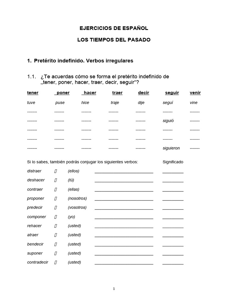 Contraste-Pasados Ejercicios | PDF