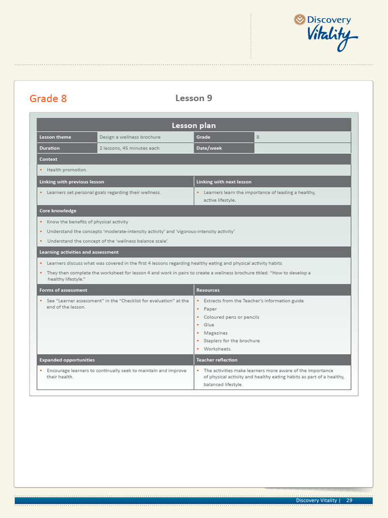 Grade 8 Lesson 9 | PDF