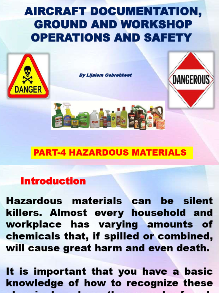 Lij Hazardous Materials PPT 4 | PDF