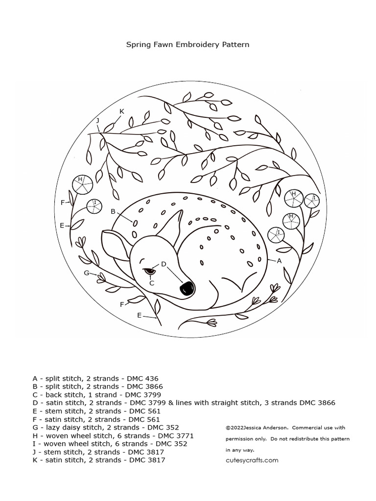 Spring Fawn Pattern | PDF