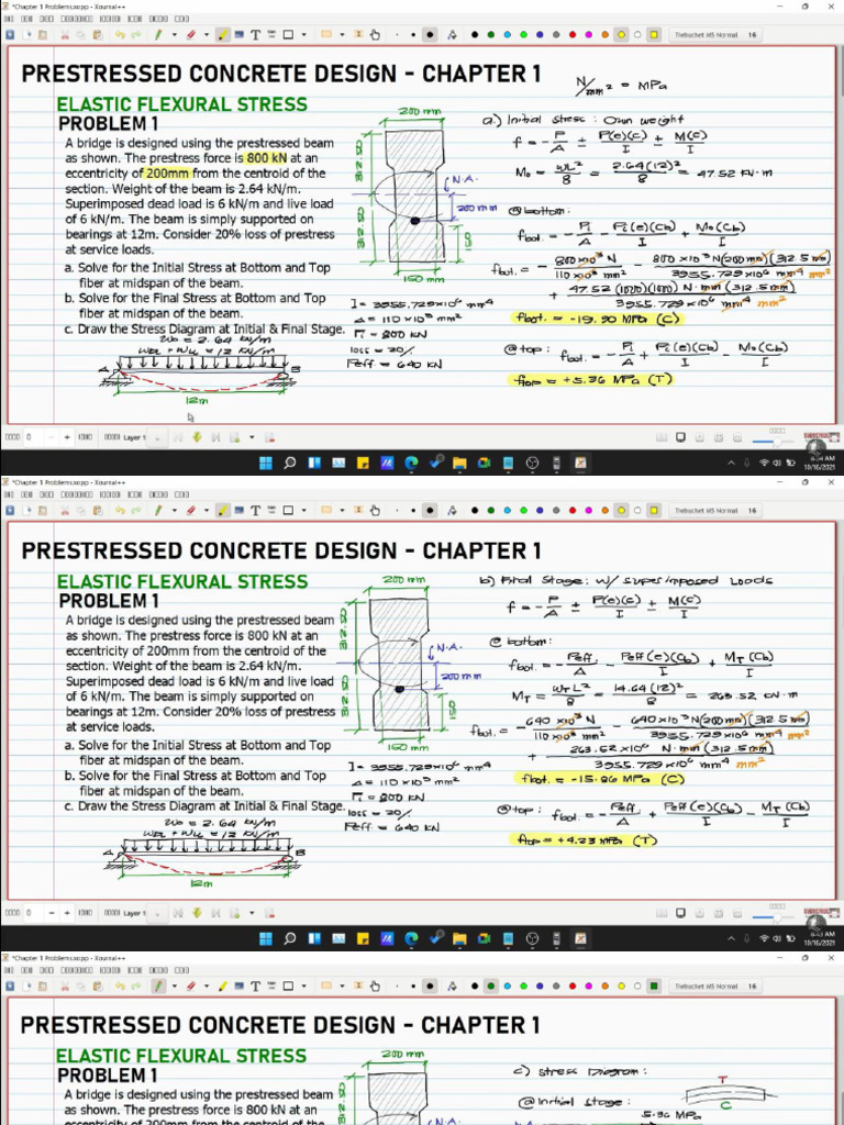 CE235 LEC1 Sample Prob1 A 2 Probs | PDF
