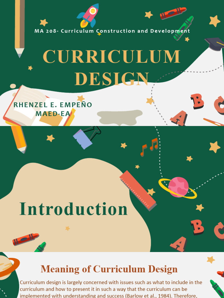 Curriculum Design - Rhenzel Empeño - Group2 | PDF