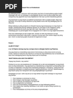 Sosyo - Kultural (Kasal at Libing) | PDF