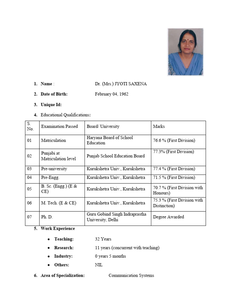 Dr. Jyoti Saxena | PDF Dr. Jyoti Saxena | PDF