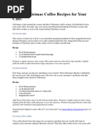 Starbucks Cheat Sheet | PDF | Non Alcoholic Drinks | Coffee