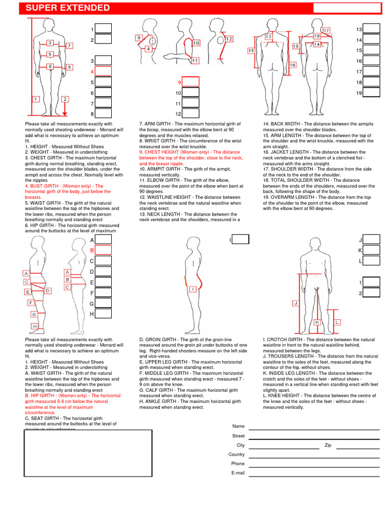 Monard Super Extended (36066) | PDF | Clothing