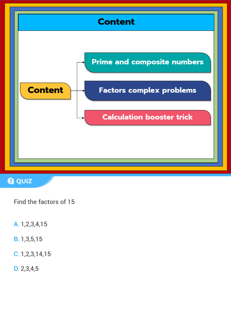Factors N Multiple Revision | PDF | Prime Number | Mathematics