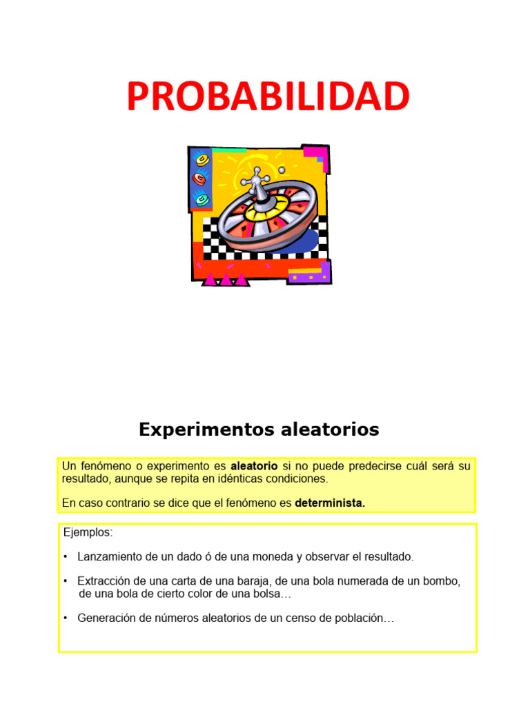 01 Probabilidad 23-24 | PDF | Probabilidad | Probabilidades y estadísticas