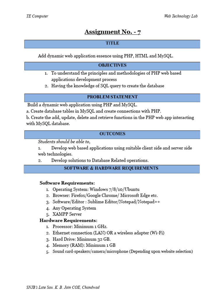7 PHP Mysql | Download Free PDF | Php | My Sql 7 PHP Mysql | Download Free PDF | Php | My Sql