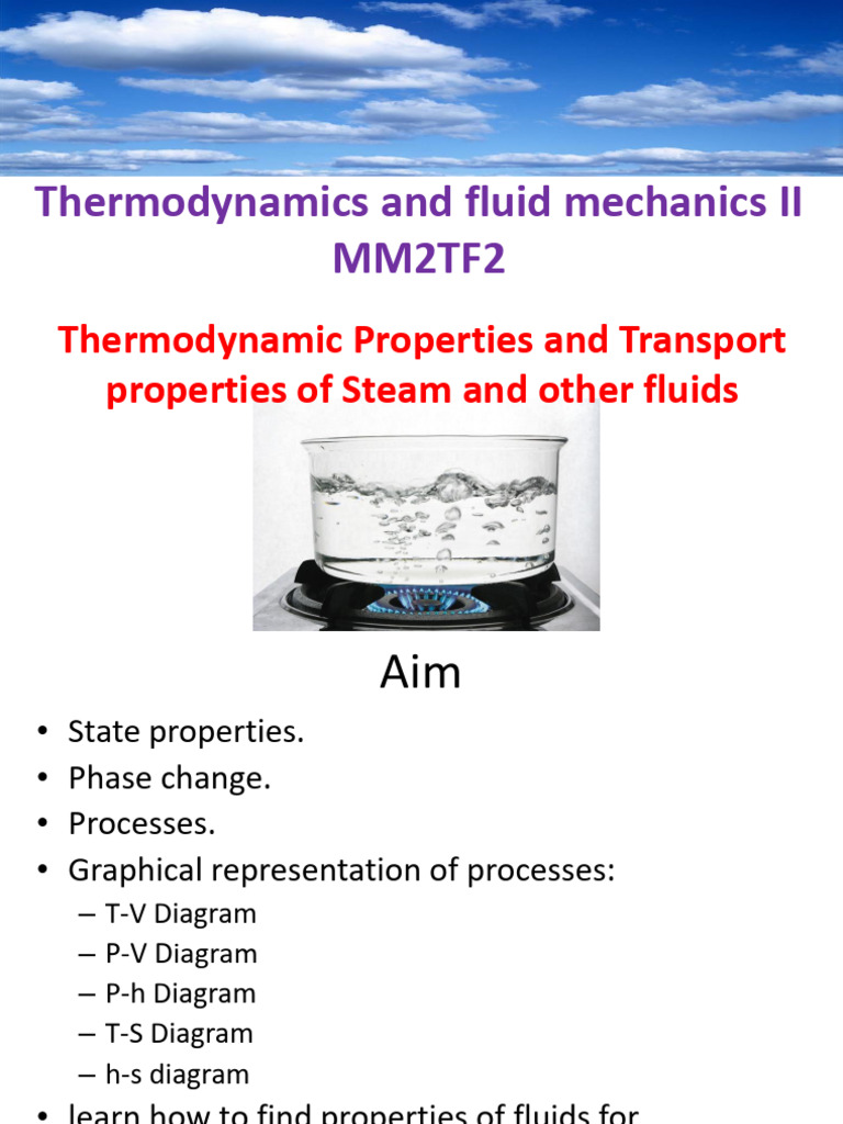 4 - Properties of Pure Materials and Steam Tables | PDF