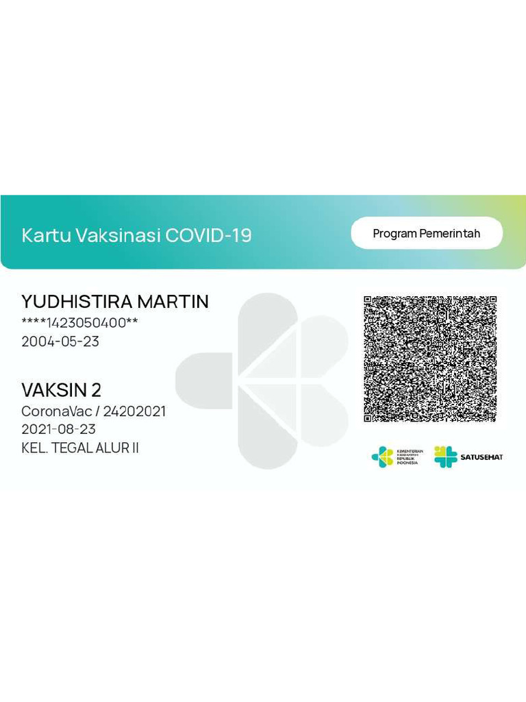 Sertifikat Vaksin 2 | PDF