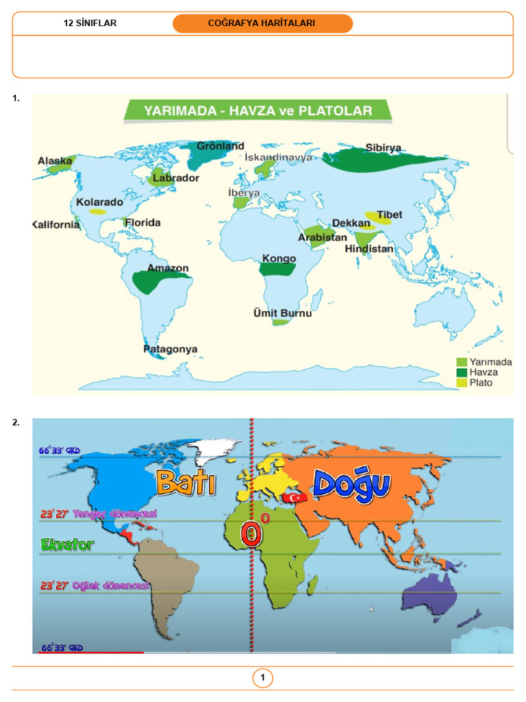 Cografya Haritalari | PDF