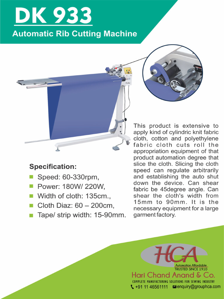 Automatic Rib Cutting Machine | PDF