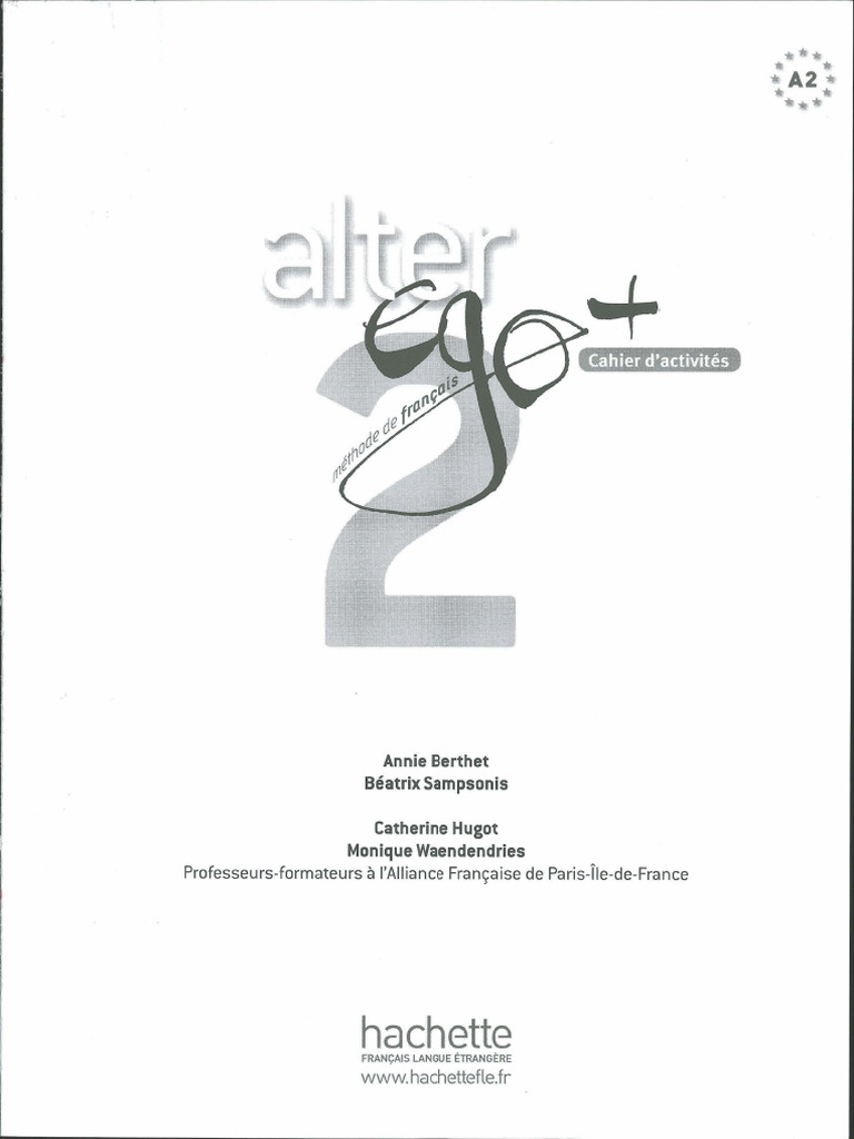 AlterEgo - A2 Cahier Exercices | PDF