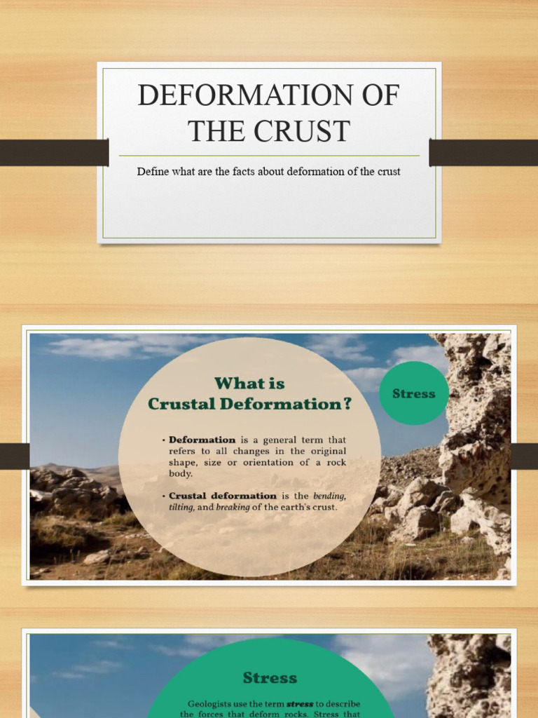 Deformation of The Crust | PDF