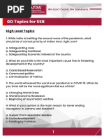 Extempore Topics | PDF