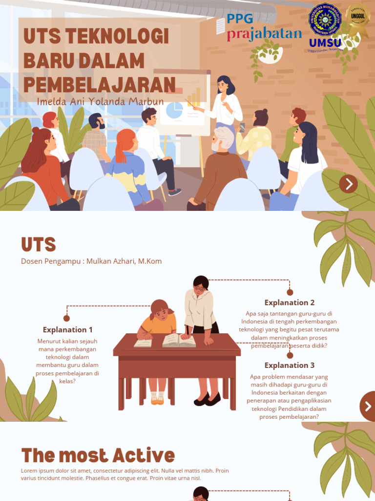 Uts Teknologi Baru Dalam Pembelajaran | PDF