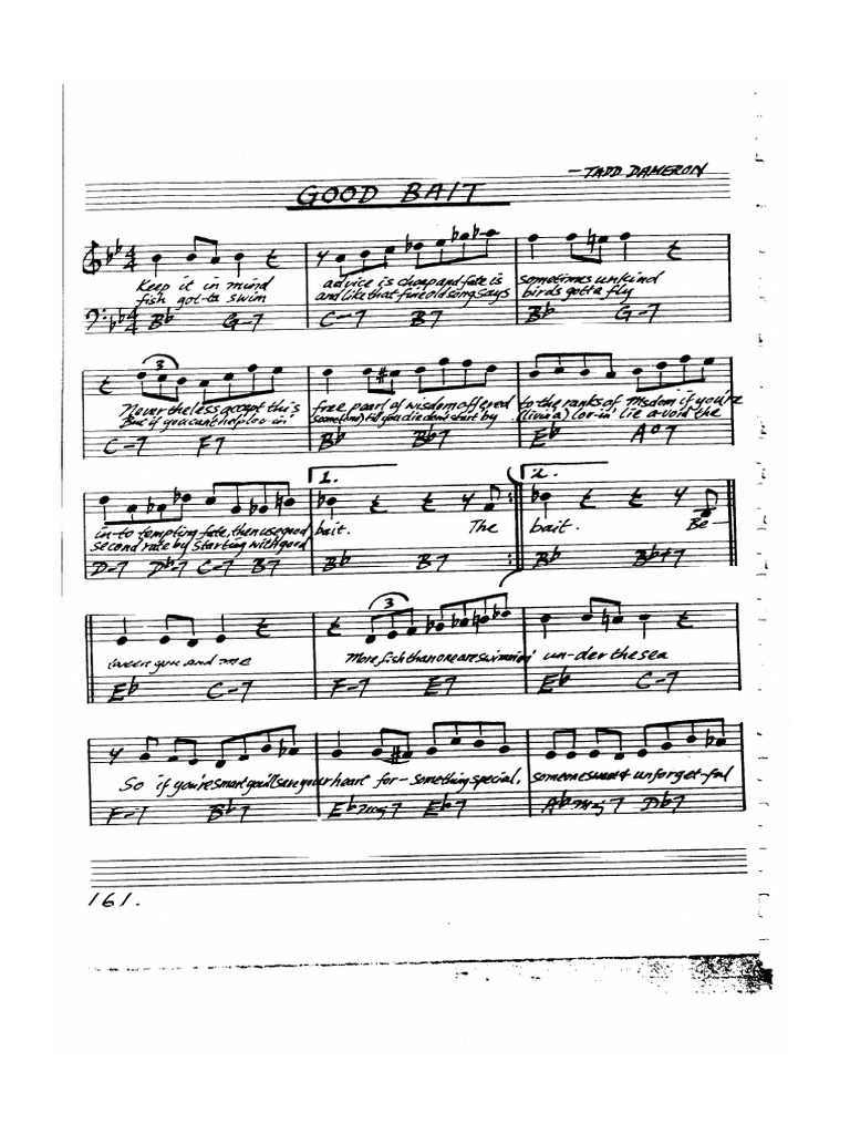 Standard - Good Bait Sheet | PDF