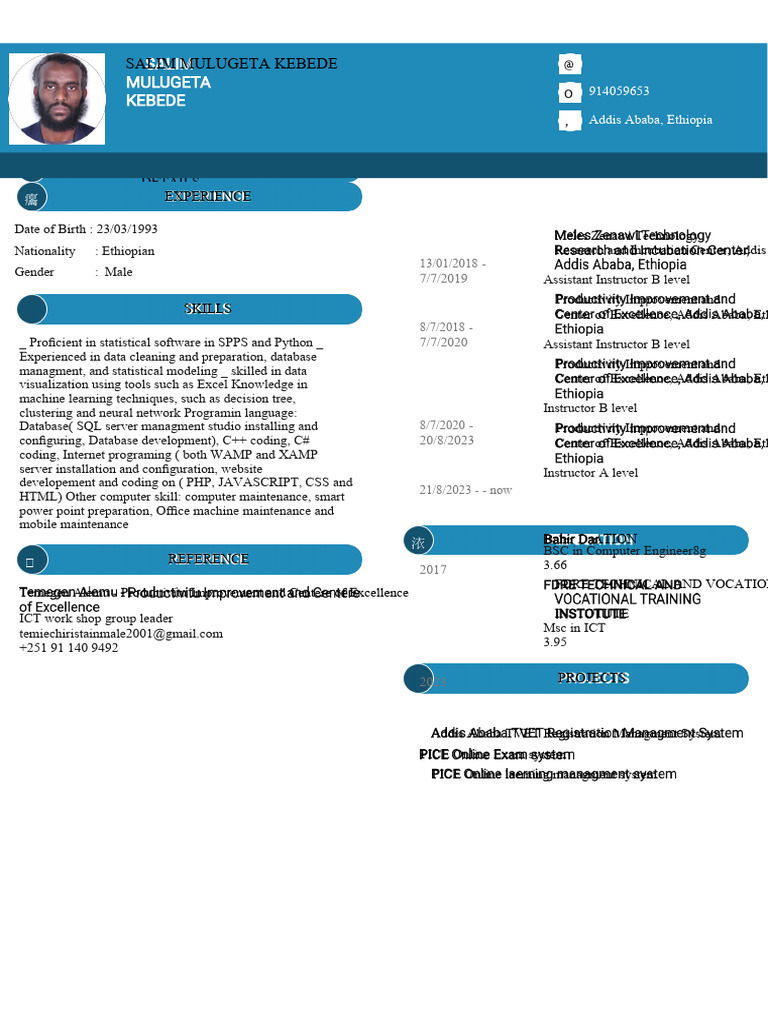 CV 2023121408073737 | PDF | Databases | Computing