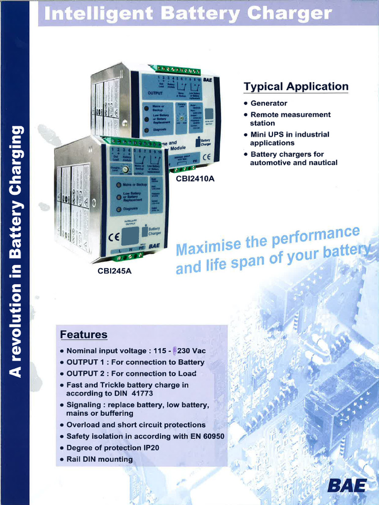 Bae Battery Charger 2016 | PDF